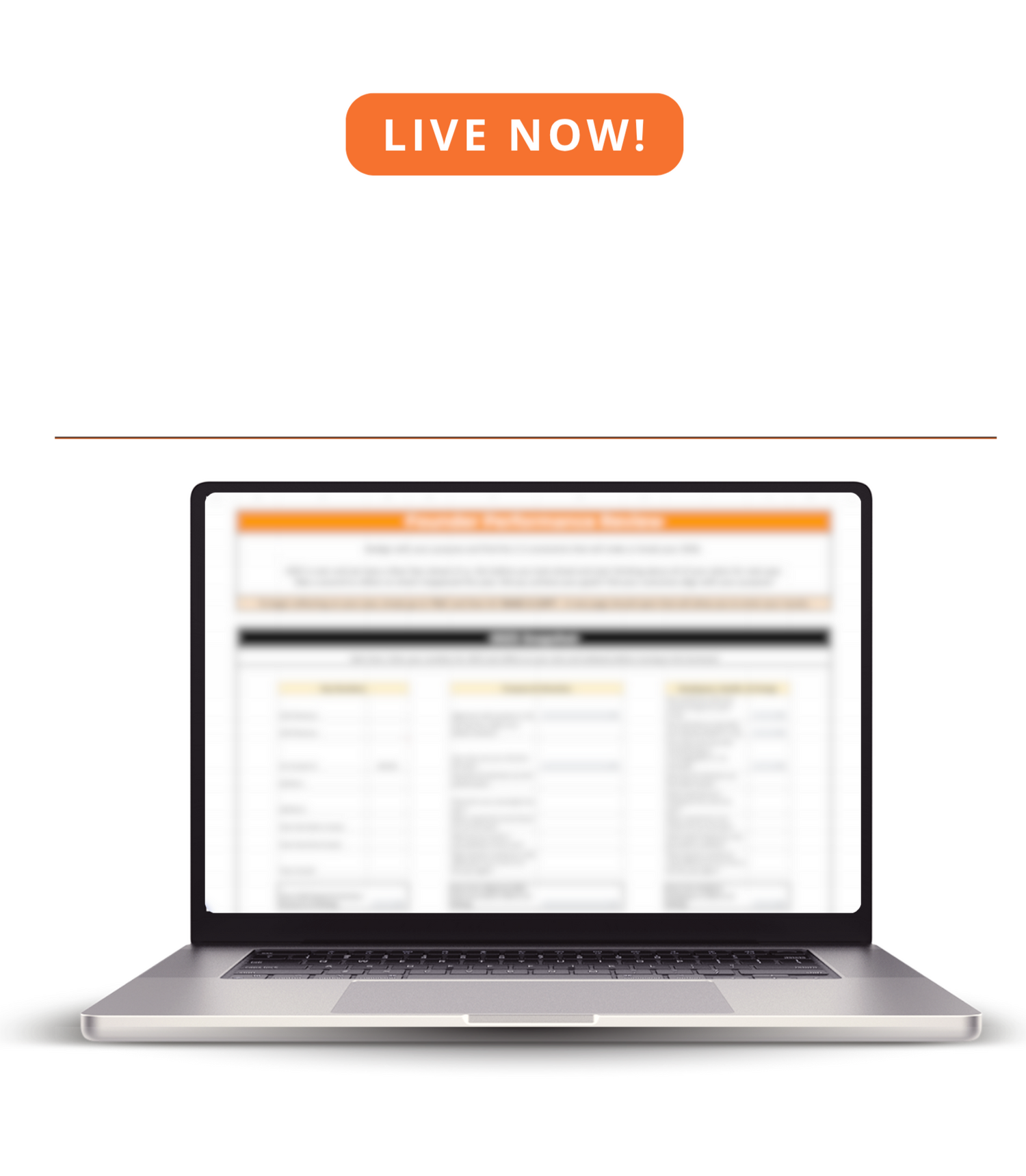 The 20-Minute Business Audit | Founder Year in Review Worksheet